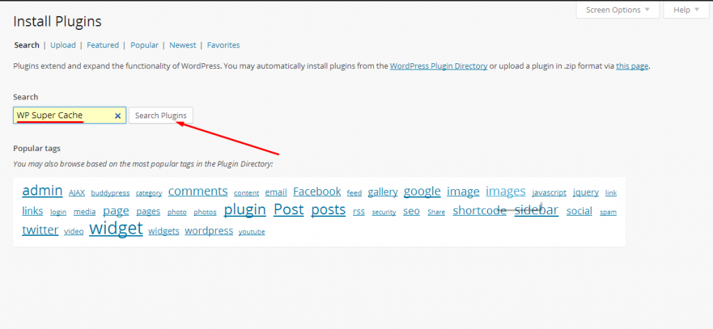 Servikus Tutorials » How to install and set up WP Super Cache for WordPress