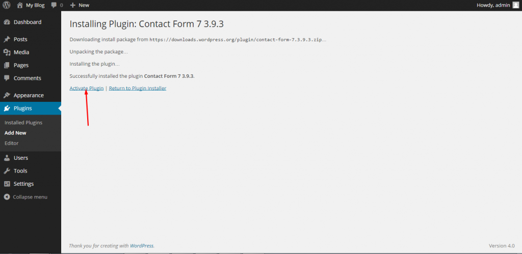 Servikus Tutorials » How to install new WordPress plugins
